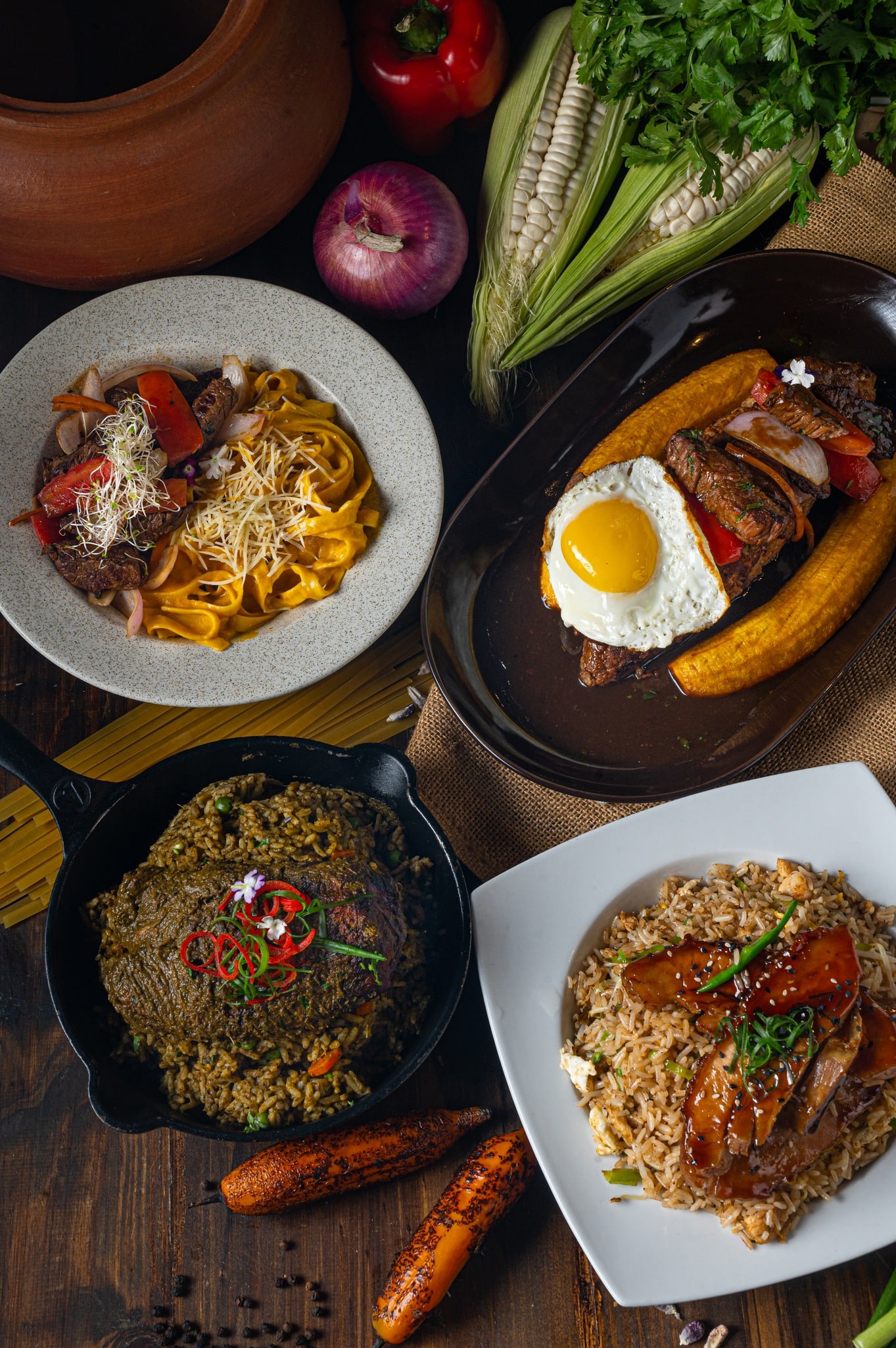 Buffet criollo – Cilantro — Restaurante Fusión